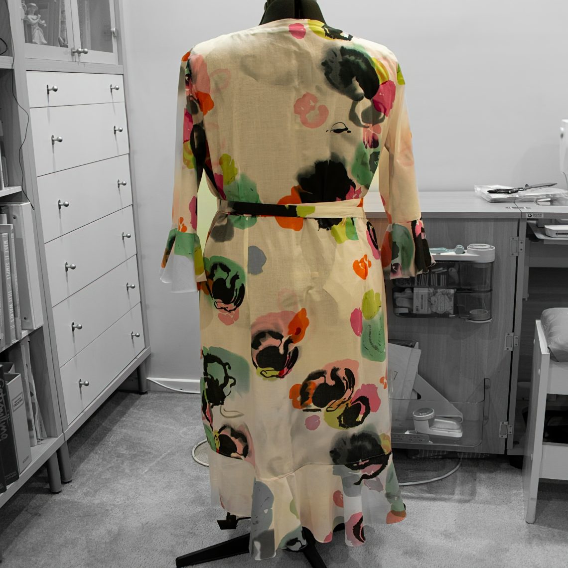 Vintage Style Wrap Apron Dress - Ktee Quirkie Designs